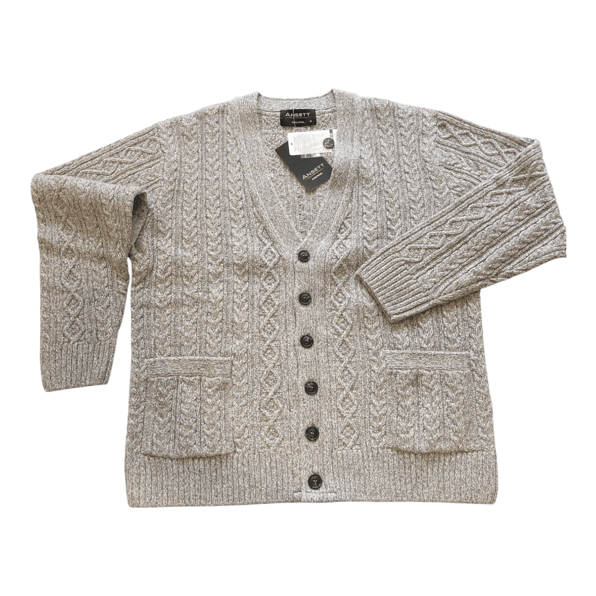 Ansett Pure new Wool Cardigan J8914 - Ronald King – Ronald King