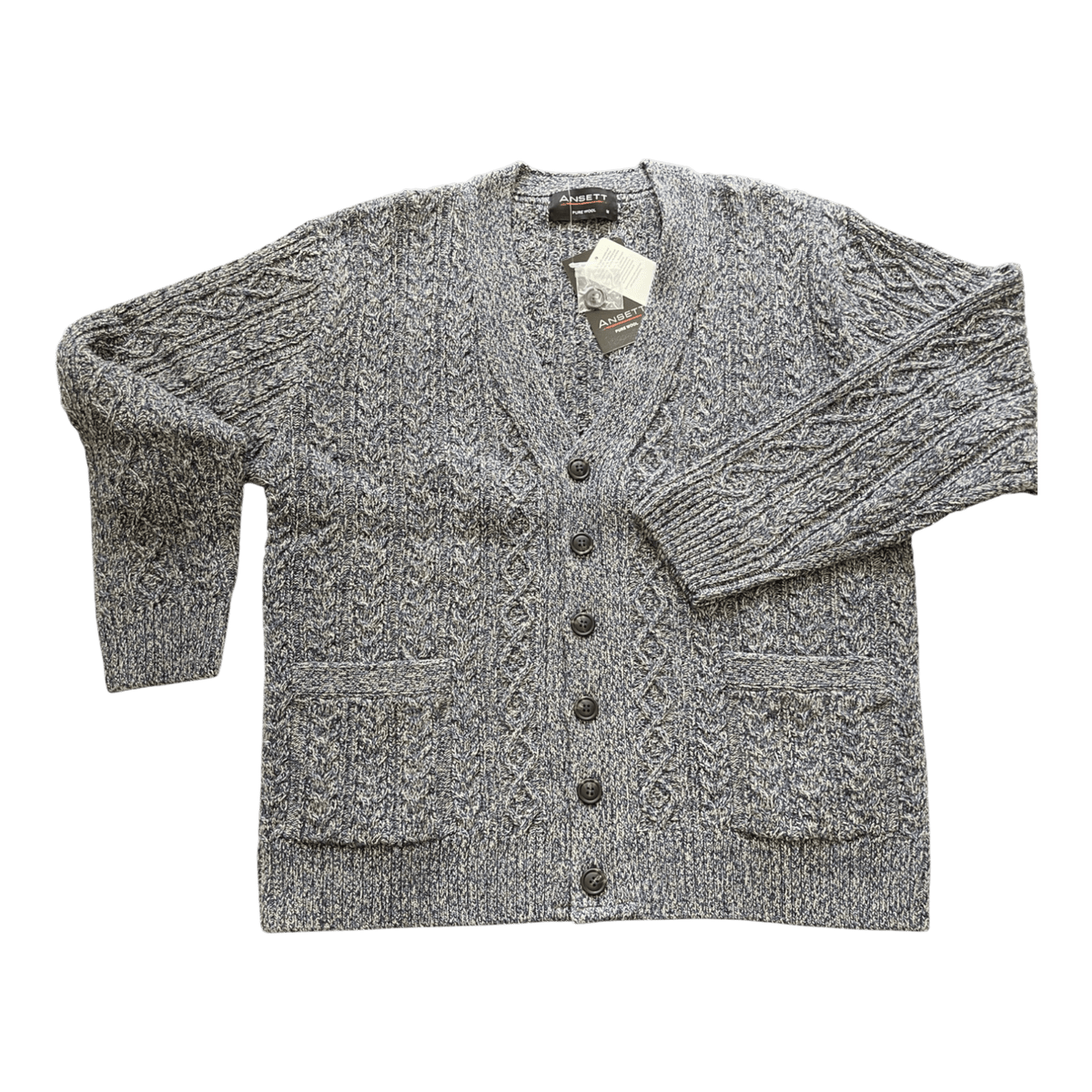 Ansett Pure new Wool Cardigan J8914 - Ronald King – Ronald King